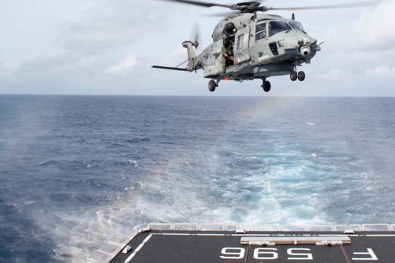 Antipirateria, la fregata italiana Martinengo in azione nel golfo di Guinea