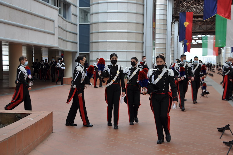 Scuola Marescialli Carabinieri 2021, giurano gli allievi del 10° Corso ...